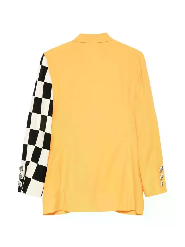 Moschino 2000s Checkered Jacket