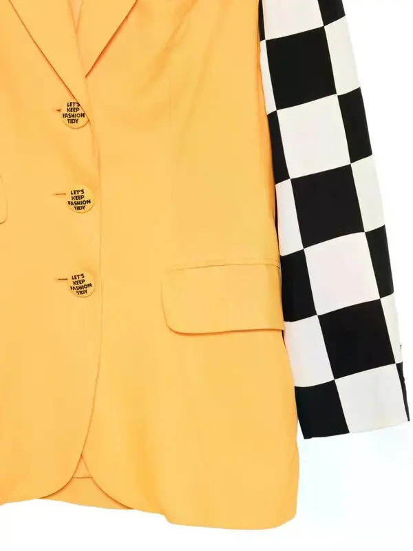 Moschino 2000s Checkered Jacket