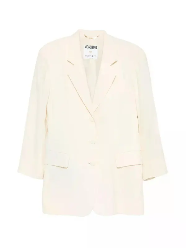 Moschino 1990s Pocket Jacket - Neutrals