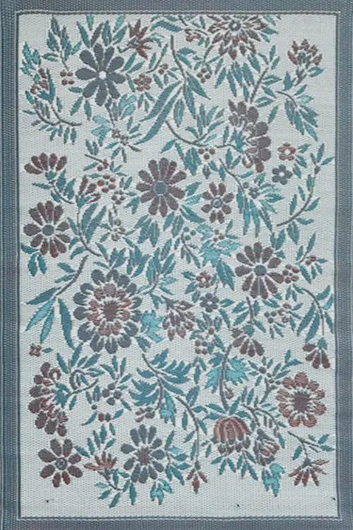 MAD MATS Wildflowers Rug - Stone Terra - 5'x8'