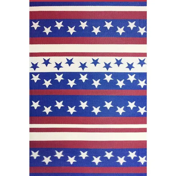 MAD MATS Cheers Red White & Blue Rug - 6'x9'