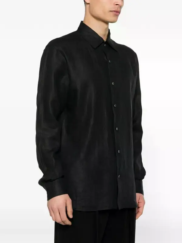 Zegna Buttoned Shirt - Black
