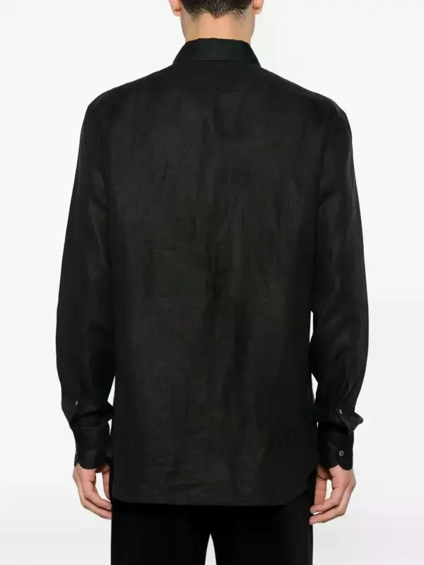 Zegna Buttoned Shirt - Black