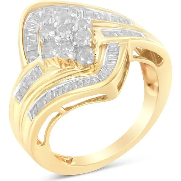 HAUS OF BRILLIANCE 10k 1.0 Cttw Diamond Ring - Yellow Gold