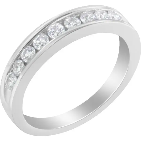 HAUS OF BRILLIANCE 18k 1/2 Cttw Diamond Ring - White Gold