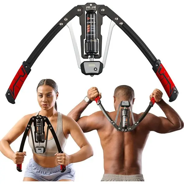 LIFEPRO Hydraulic Power Chest Expander And Arm Twister Trainer - Red