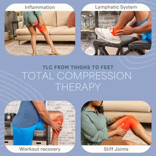 LIFEPRO Axis Pro Full Air Leg Compression Massager With Heat For Calf