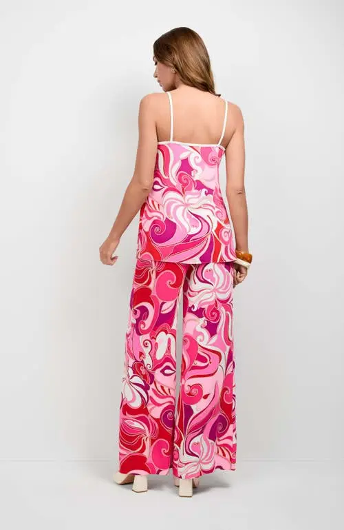Trina Turk Aliza Printed Tunic Top - Darsena
