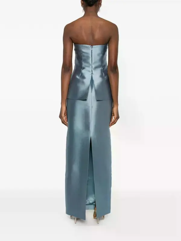 Solace London Lucille Strapless Maxi Dress