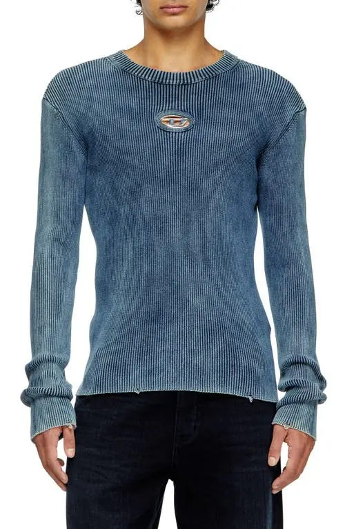 DIESEL® K-darin-d Stonewash Rib Sweater