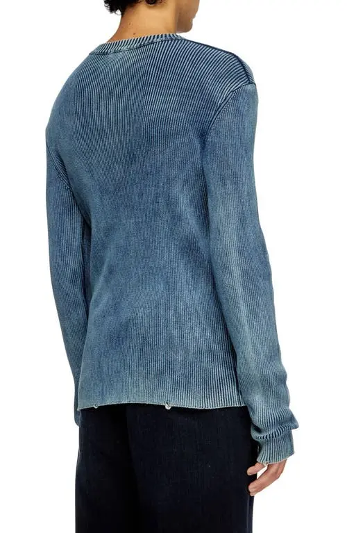 DIESEL® K-darin-d Stonewash Rib Sweater
