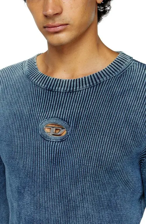 DIESEL® K-darin-d Stonewash Rib Sweater