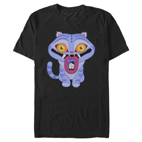 KPOP DEMON HUNTERS Derpy Save The Date Short Sleeve Graphic T-shirt - Black
