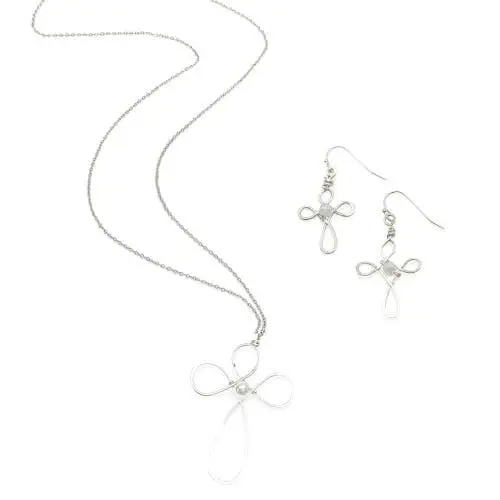 ALEGRIA ACCESSORIES Believe Cross Pendant Necklace