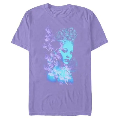WICKED: FOR GOOD Wicked For Good Glinda Double Exposure Portrait T Shirt - Violet