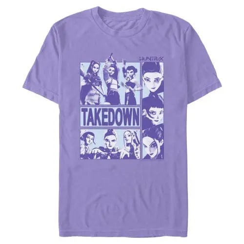 KPOP DEMON HUNTERS Takedown Huntrix Logo T Shirt