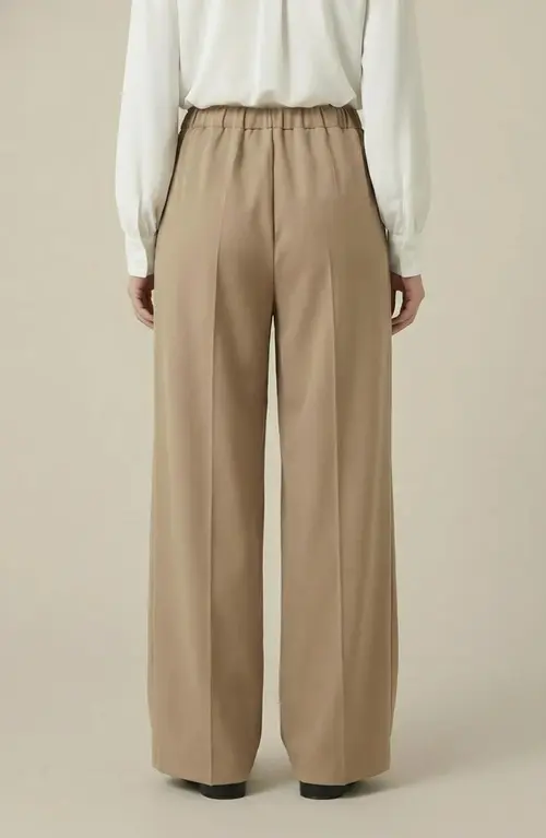 MODENAIRE Wide Leg Drawstring Trousers