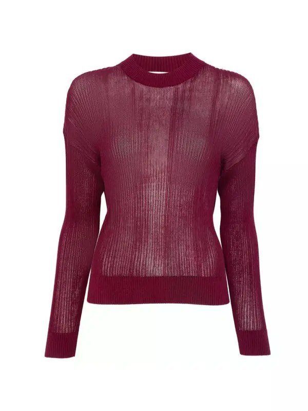 Eric Bompard Round-neck Jumper - Red