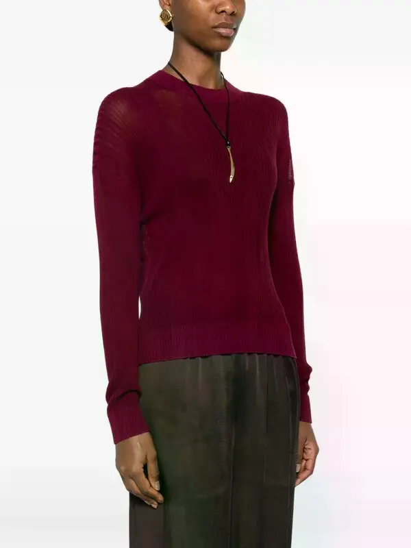 Eric Bompard Round-neck Jumper - Red