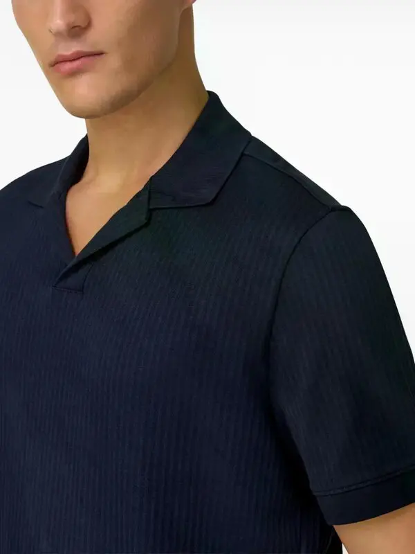 Boggi Milano Pima Cotton Jacquard Polo Shirt