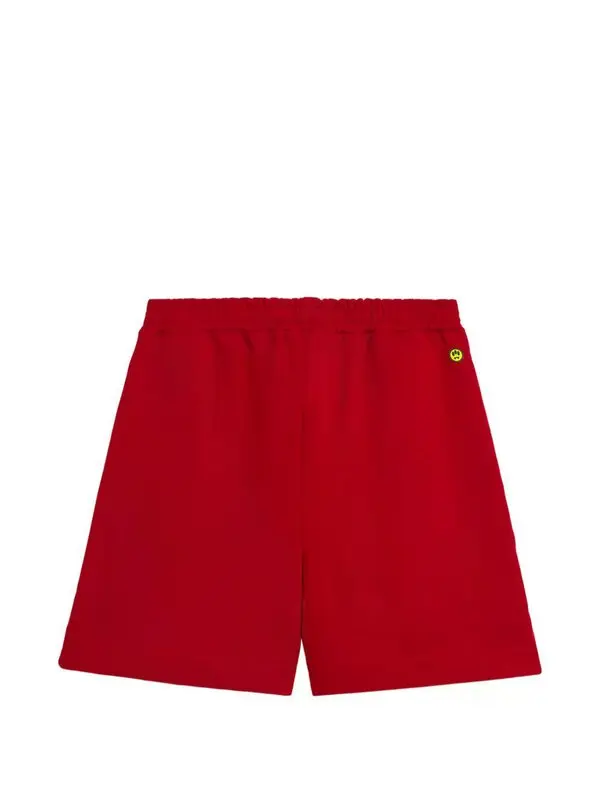 BARROW Side-slit Shorts - Red