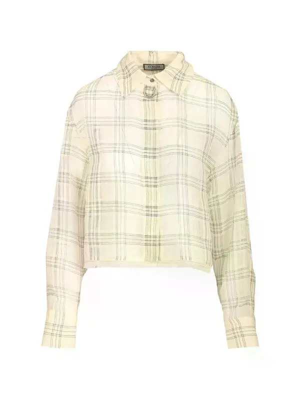 DURAZZI MILANO Plaid Raw-hem Shirt