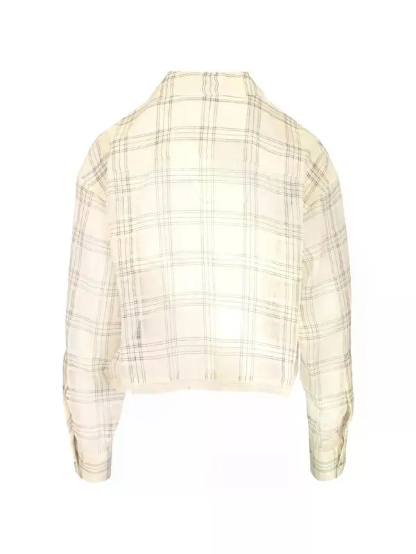 DURAZZI MILANO Plaid Raw-hem Shirt