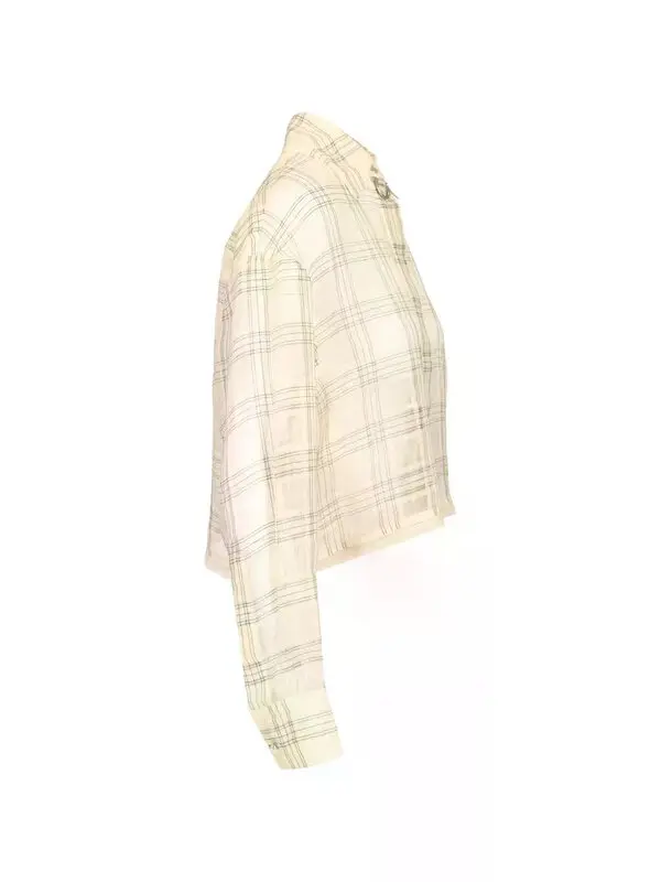 DURAZZI MILANO Plaid Raw-hem Shirt