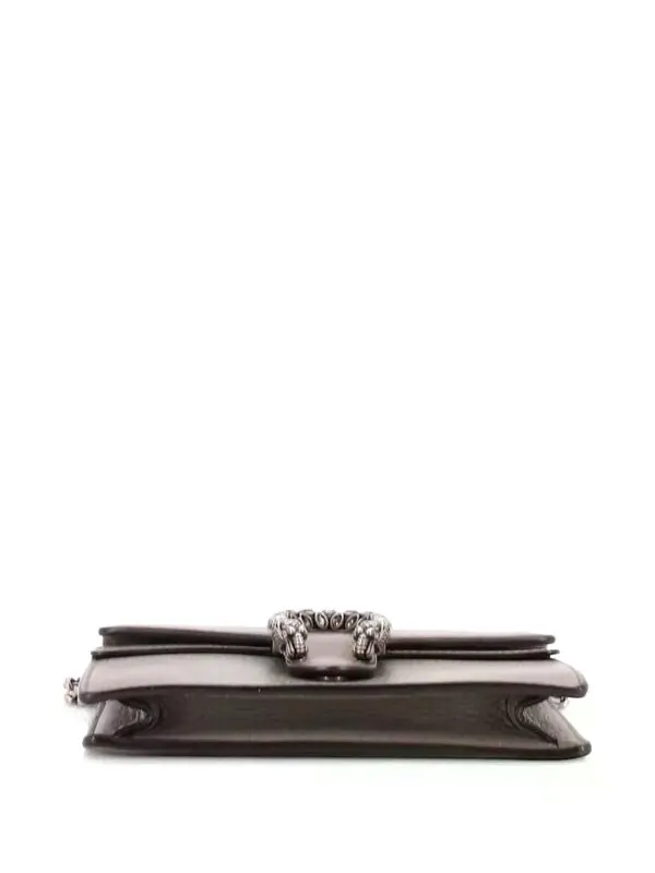 Gucci Dionysus Leather Super Mini Clutch Bag