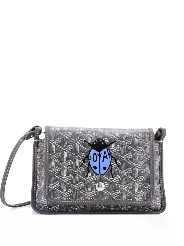 Goyard Plumet Clutch Wallet Printed Coated Canvas Crossbody Bag