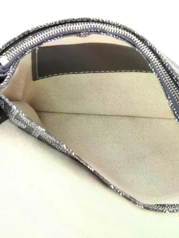 Goyard Plumet Clutch Wallet Printed Coated Canvas Crossbody Bag