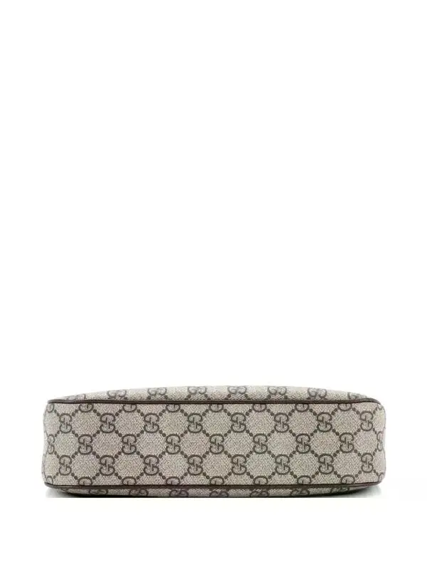 Gucci Ophidia Charm Shoulder Bag Gg Coated Canvas Small - Brown
