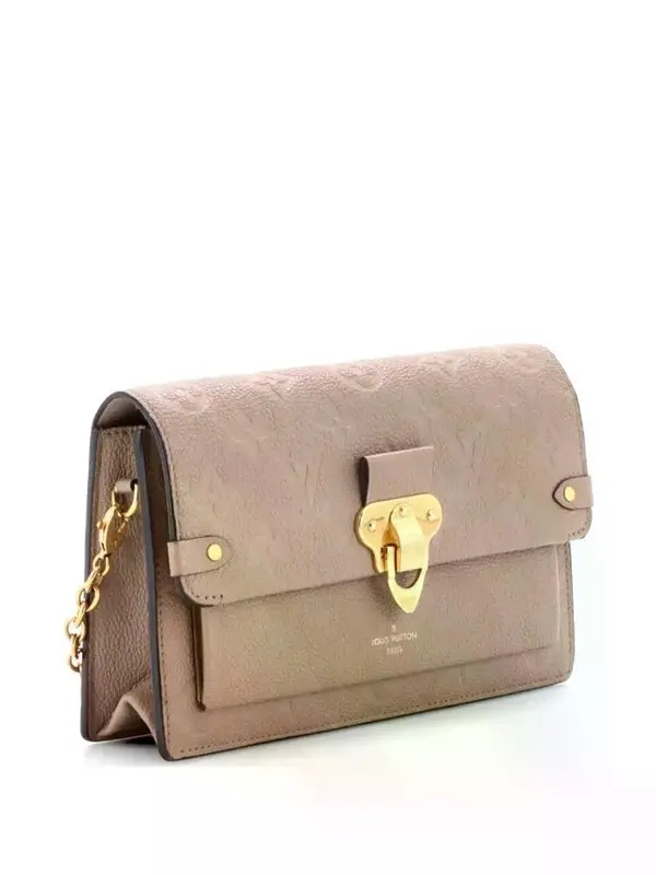LOUIS VUITTON Vavin Chain Wallet Nm Monogram Empreinte Leather Crossbody Bag - Neutrals