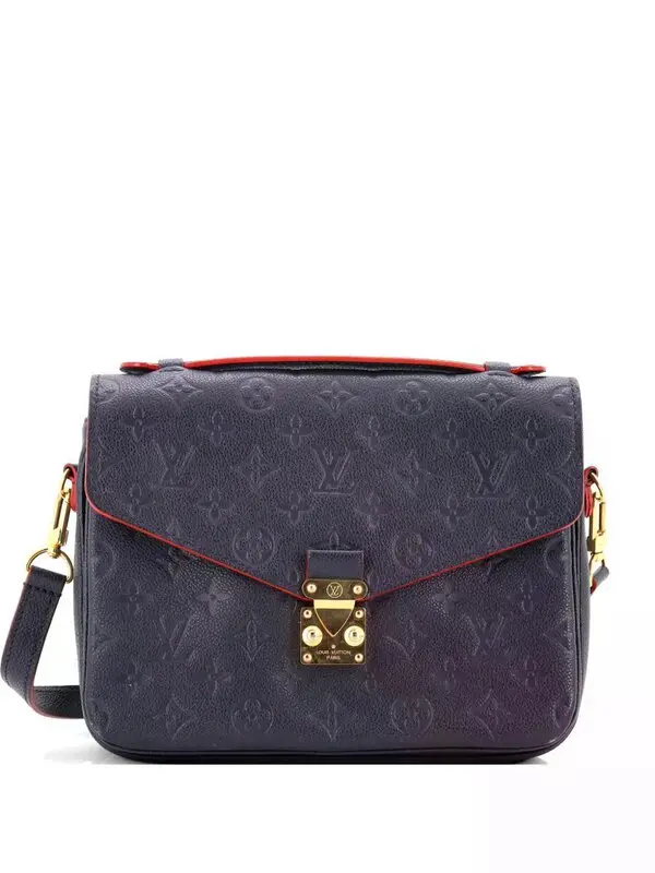 LOUIS VUITTON Pochette Metis Monogram Empreinte Leather Crossbody Bag