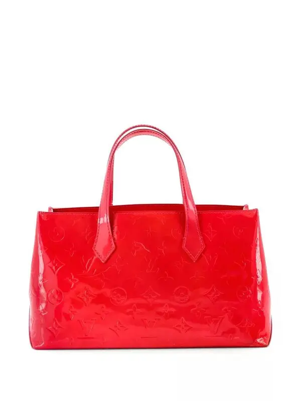 LOUIS VUITTON Wilshire Handbag Monogram Vernis Pm Tote - Pink