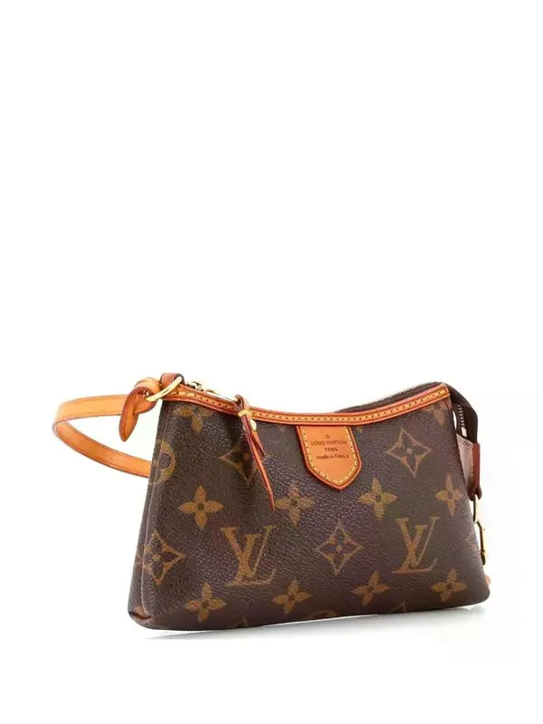 LOUIS VUITTON Delightful Pochette Monogram Canvas Mini Clutch Bag - Brown