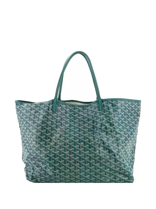 Goyard Saint Louis Coated Canvas Gm Tote Bag - Green