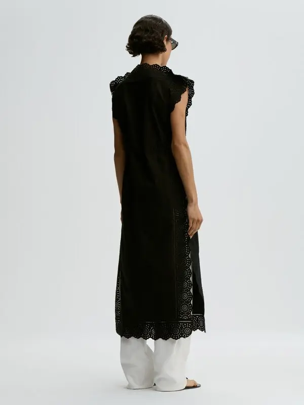 BY MALENE BIRGER Gustava Organic Cotton Top - Black