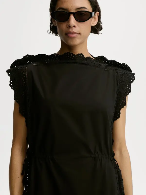 BY MALENE BIRGER Gustava Organic Cotton Top - Black