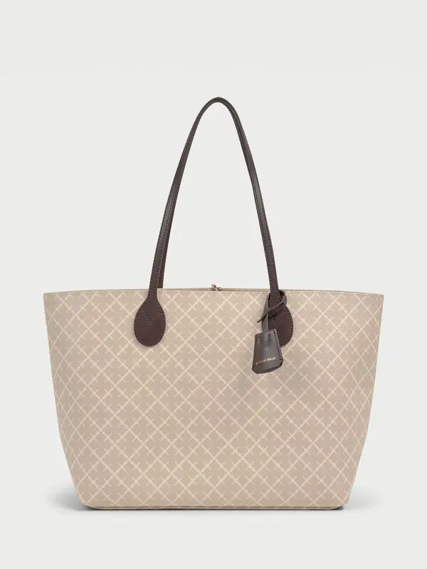 BY MALENE BIRGER Abigail Printed Tote Bag - Feather