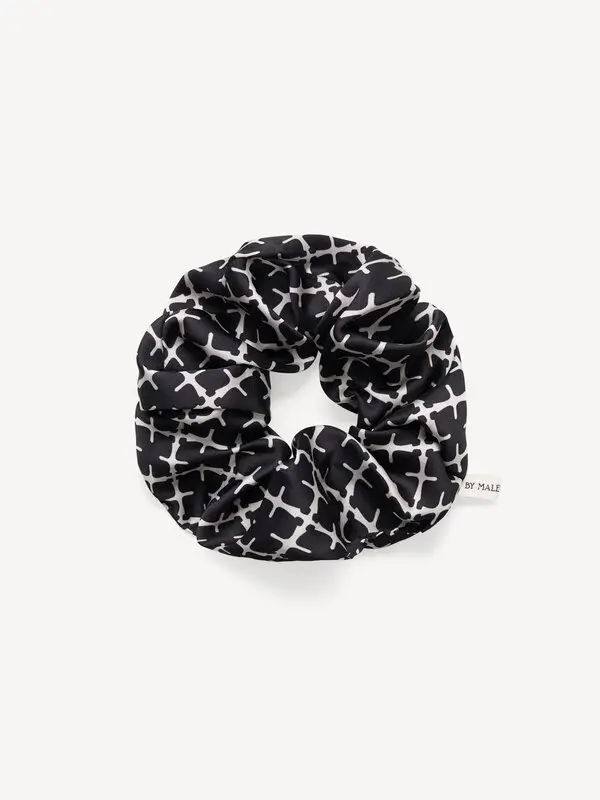 BY MALENE BIRGER Ada Silk Scrunchie - Black