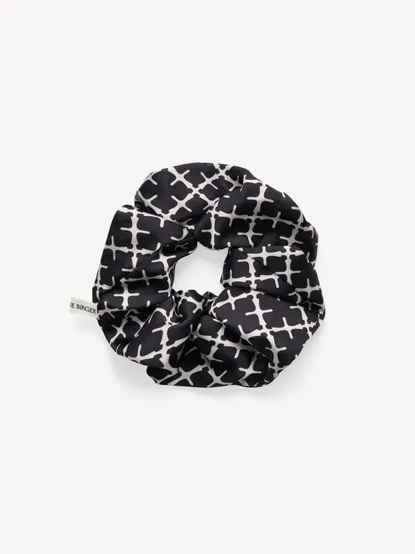 BY MALENE BIRGER Ada Silk Scrunchie - Black