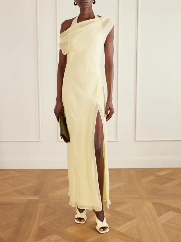 SIR. Strope Silk-chiffon Gown