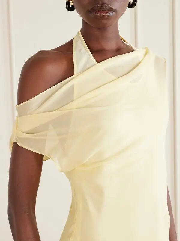 SIR. Strope Silk-chiffon Gown