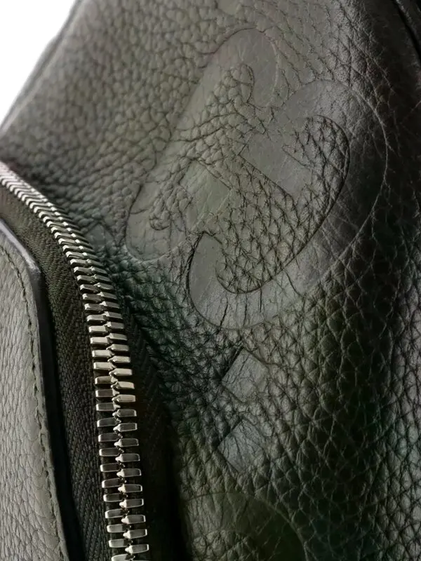 Gucci Sling Bag Jumbo Gg Embossed Leather Crossbody Bag