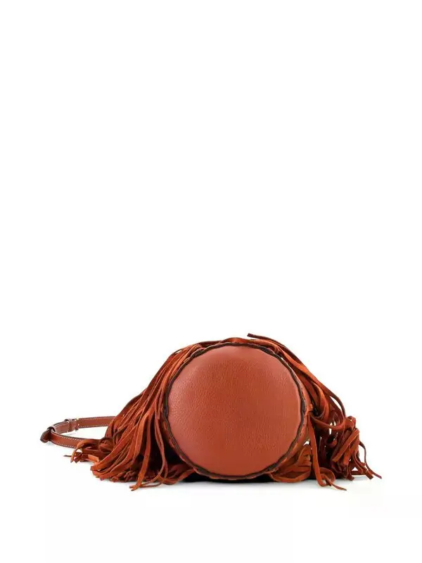 Valentino Garavani Nellcote Leather With Suede Small Bucket Bag
