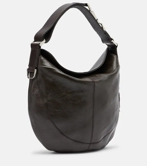 LEMAIRE Quiver Clip Medium Shoulder Bag - Brown