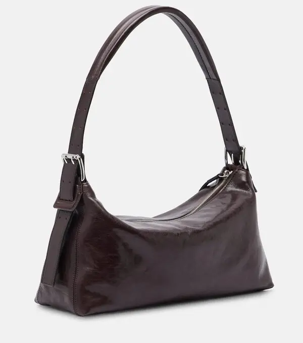 LEMAIRE Small Belted Leather Shoulder Bag