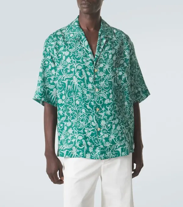 Kiton Linen Shirt - Green