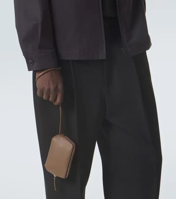 THE ROW Owen Leather Pouch
